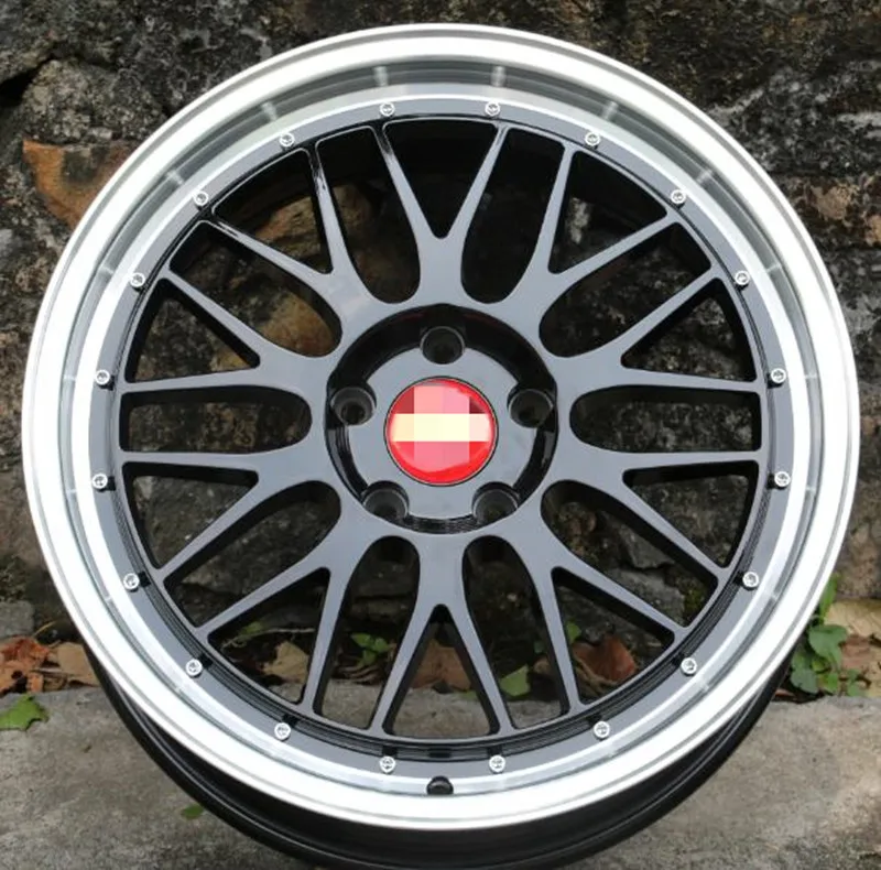 Basheng Monoblock Hyper Black 17 18 Inch 5x120 7.5 Car Rims Forged ...