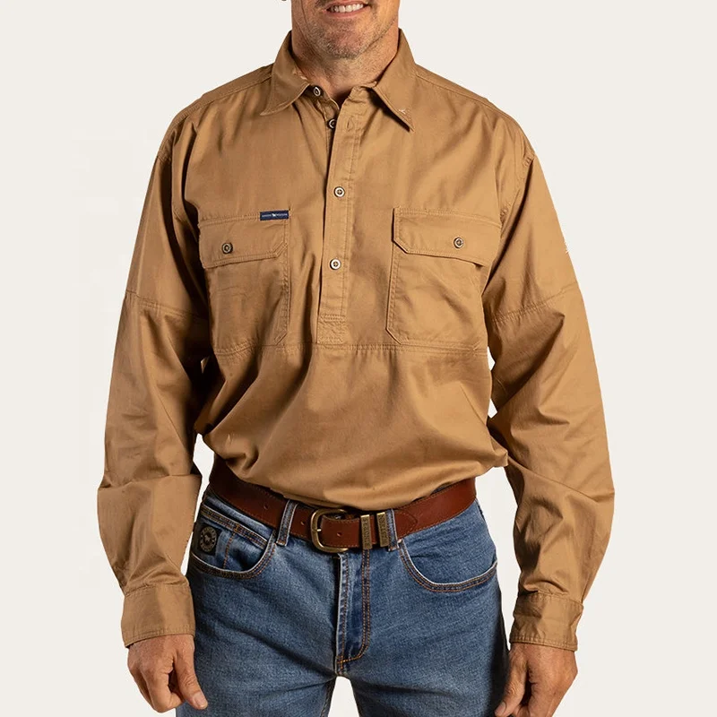 Mens Cotton Shirt Wholesale Australian Mens Custom Cotton Work Shirt ...