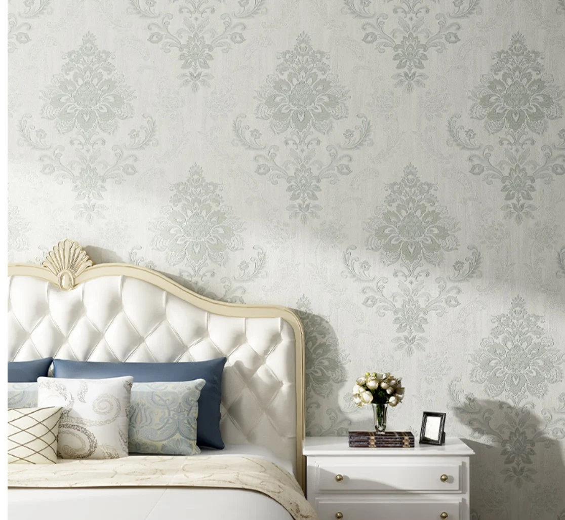 Nordic Modern Jacquard Wall Covering Sofa Wall Background Wallpaper ...