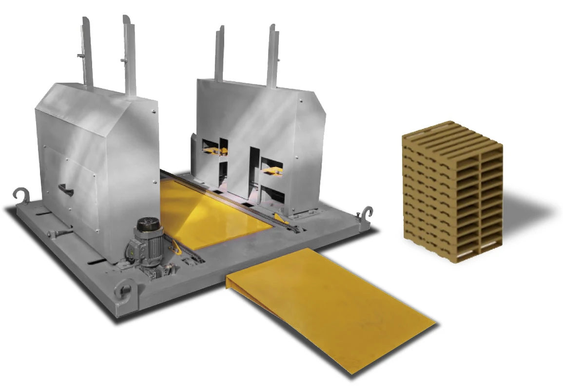 Euro Block Wood Pallet Automatic Production Line Wooden Pallet Nailing ...