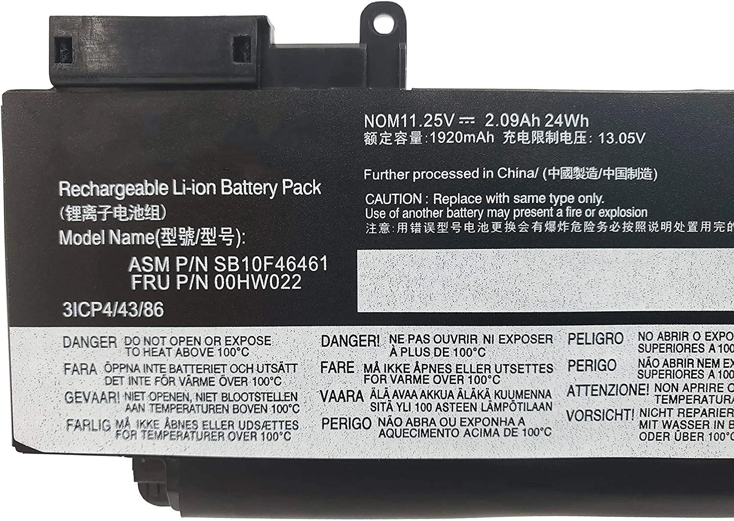 SB10F46461 Baterai Lenova T470S - Rechargeable Laptop Batteries