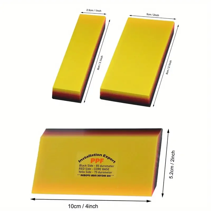 Qili New Car Double Edge Scraper Green Thin Car Vinyl Wrap PPF Vinyl ...