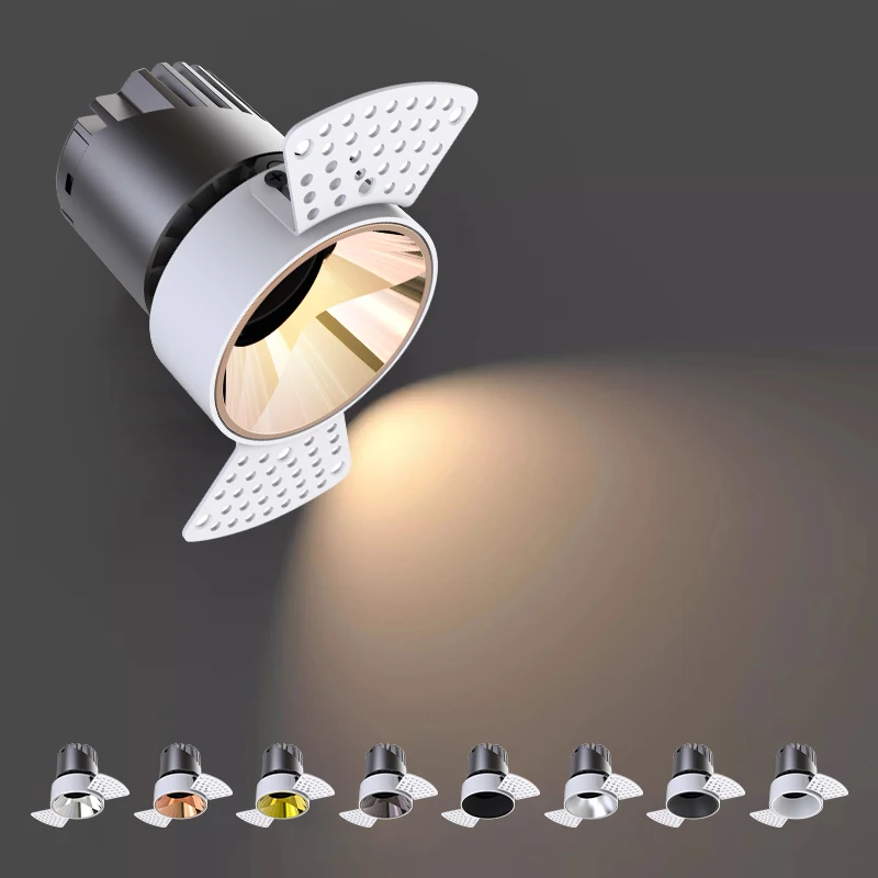 Factory Sale Led Adjustable Recessed Ceiling Downlight 20w Trimless Led ...