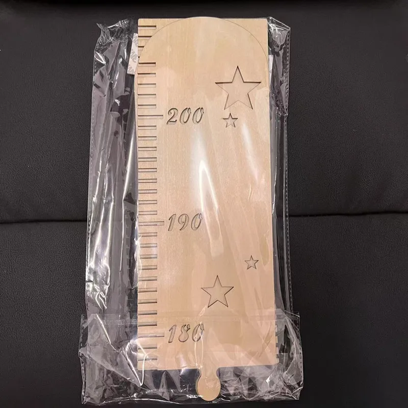 Ins Nordic Baby Child Room Decor Wooden Height Meter Ruler Wall ...