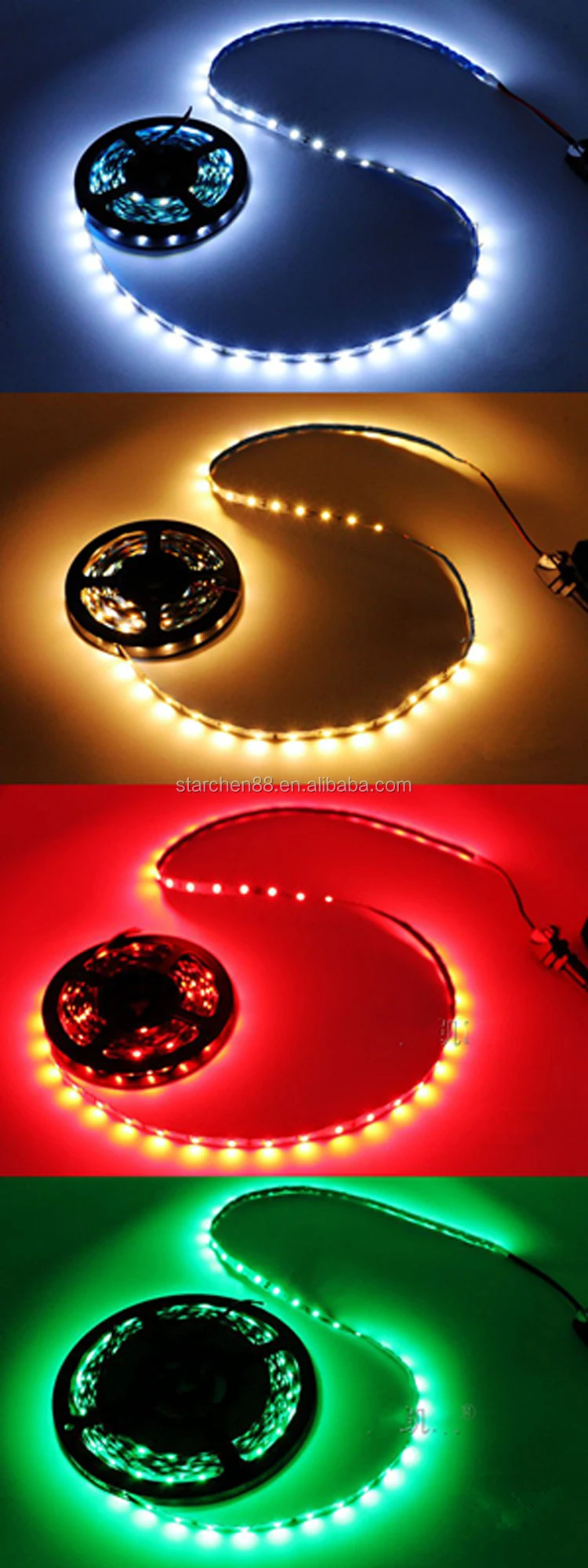 5v 12v 6mm S Style Flexible for Led Neon Light 120led 2835