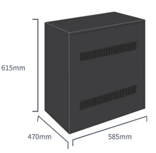 6pcs 12v 100ah Battery Box - Durable Outdoor Storage Solution