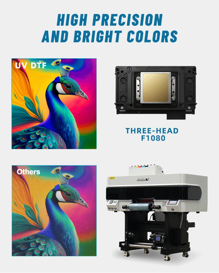 Audley A3 UV DTF Printer for Multi-Label Printing & Customization