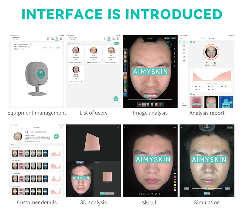 2025 Professional 3D Skin Test Analyzer - AI Facial Scanner