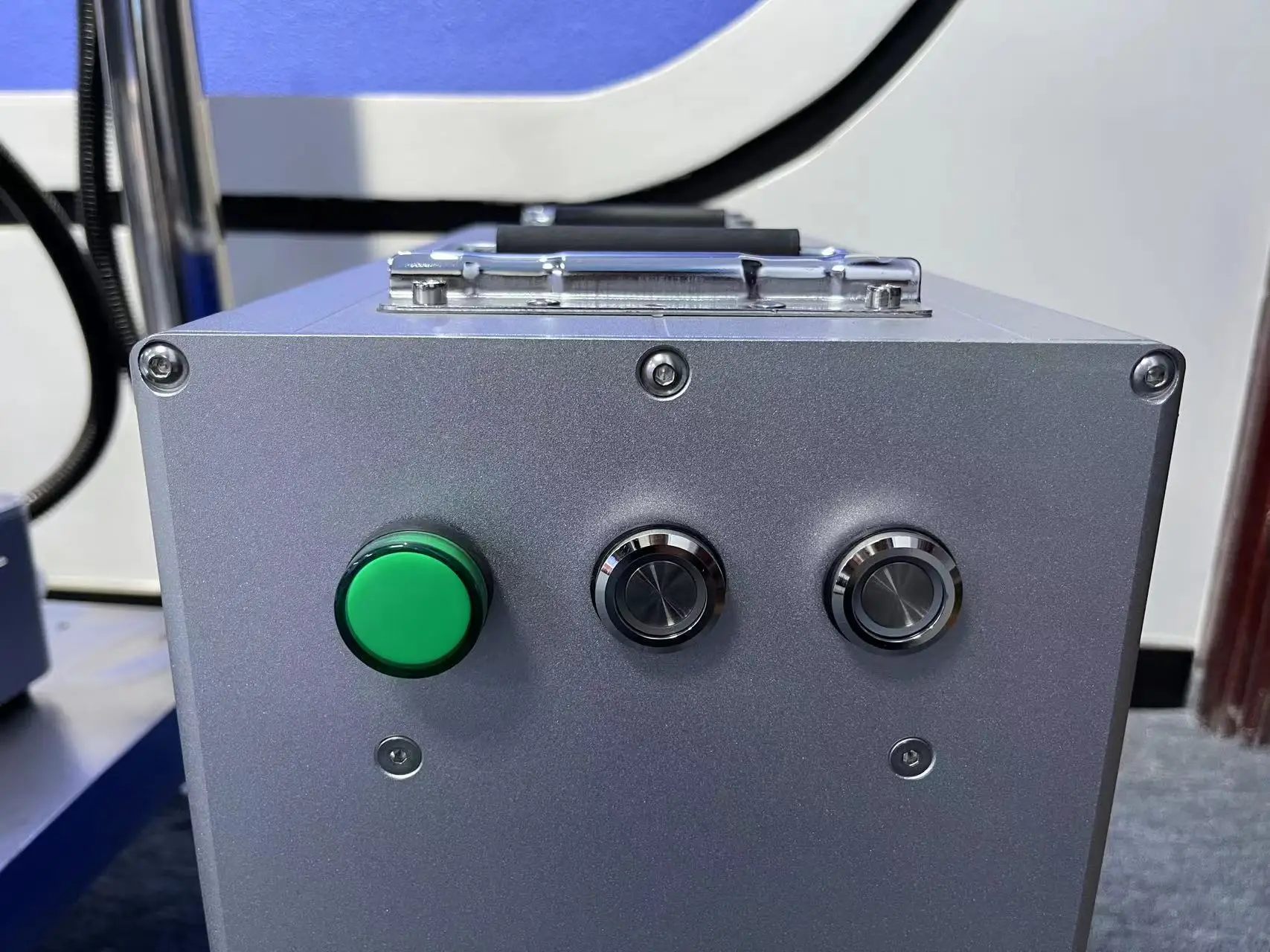 High Precision Fiber Laser Marking Machine / Advertising Industry Mini ...