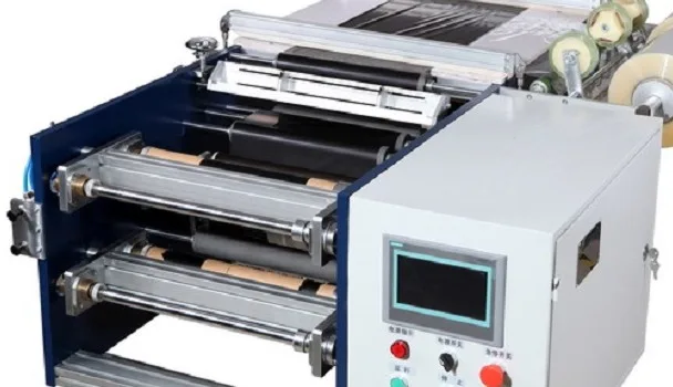 Mini Thermal Transfer Ribbon Ttr Slitter Rewinder Machine With Leader ...