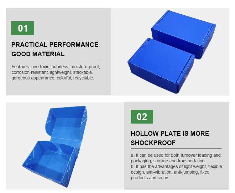New 2024 Best Quality Plastic Box pp Corrugated for Storage Packing and ...