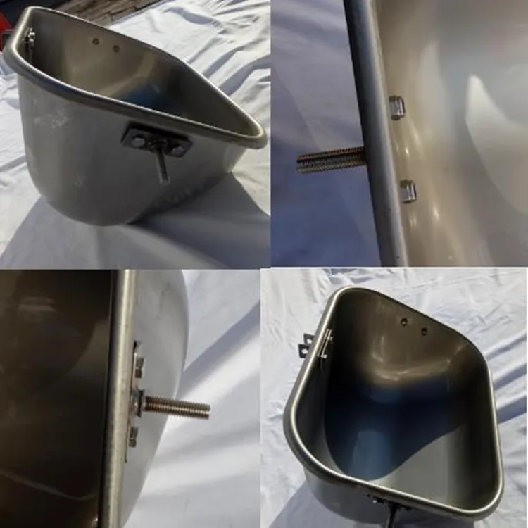 Livestock Stainless Steel Pig Feeder Trough - Durable & Efficient