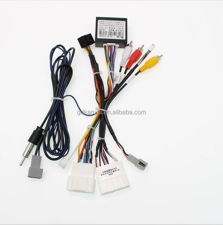 Car Android Dvd Navigation Adapter 16-pin Hyundai 12 Ix45 Low/mid Cable ...