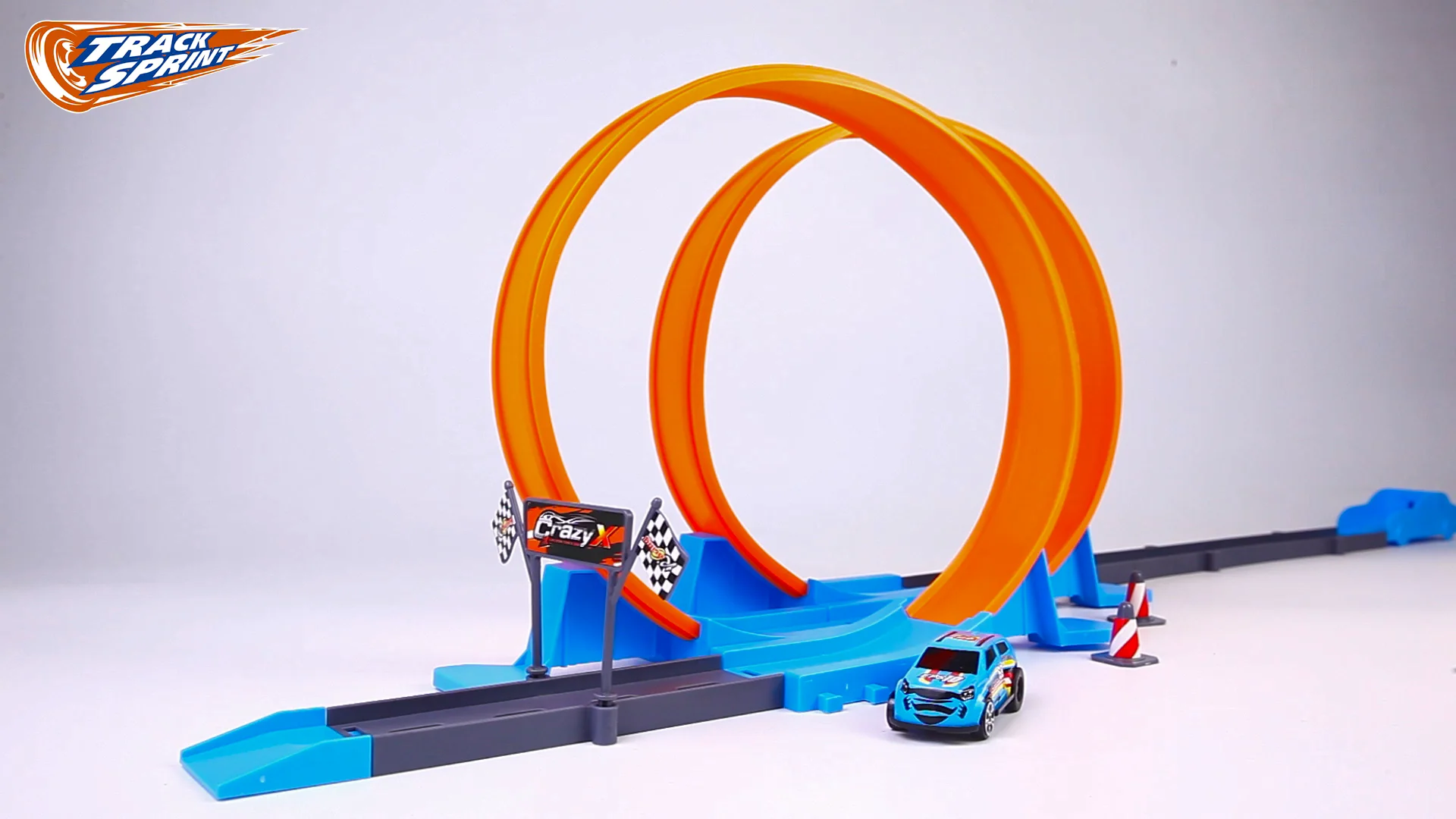 Children's 23pcs Racing Track Toy Race Cars Set Tracking Car Toys Pull ...