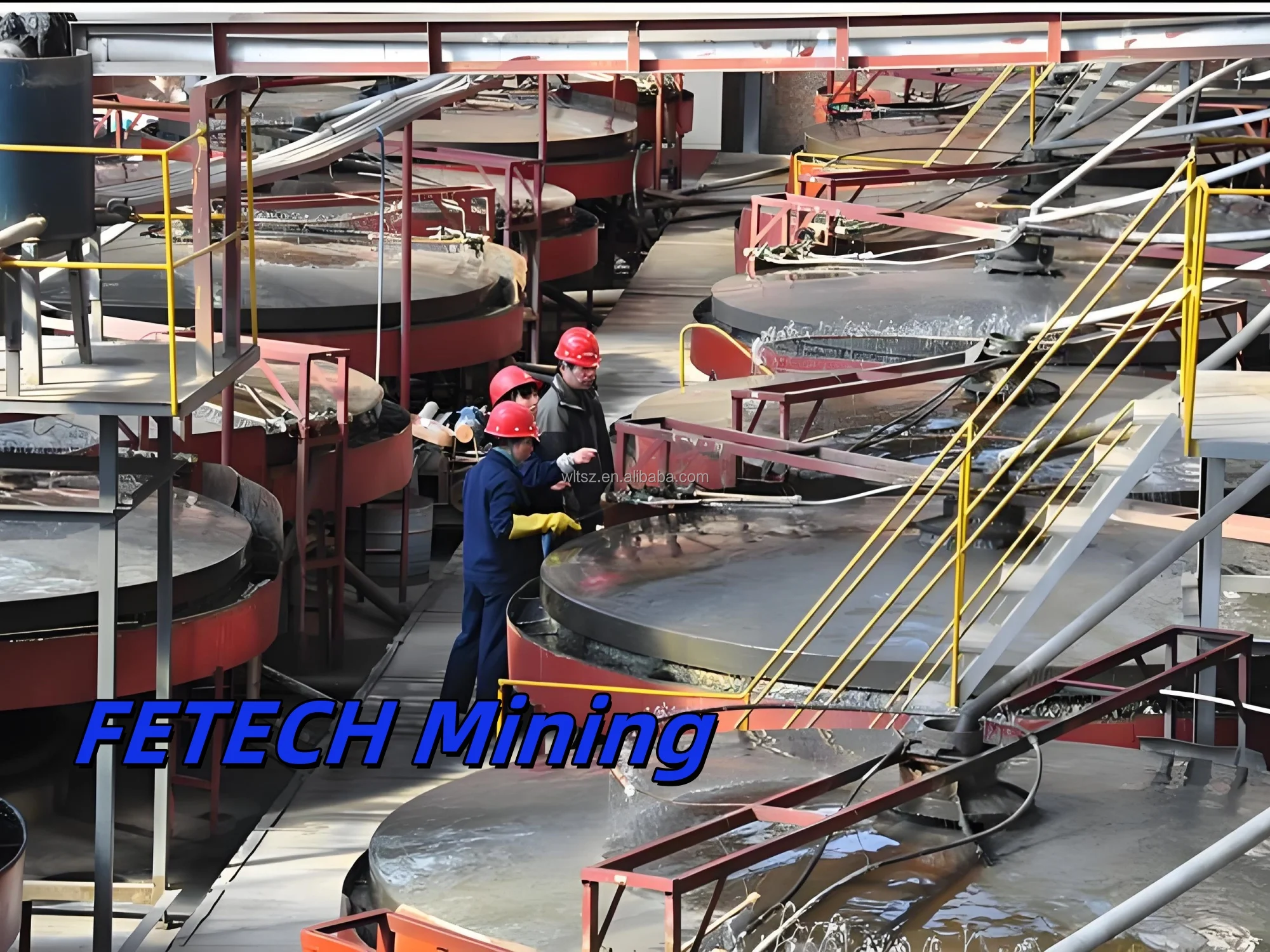 FETECH Gold Iron Tin Suspended Vibration Cone Concentrator Gravity ...