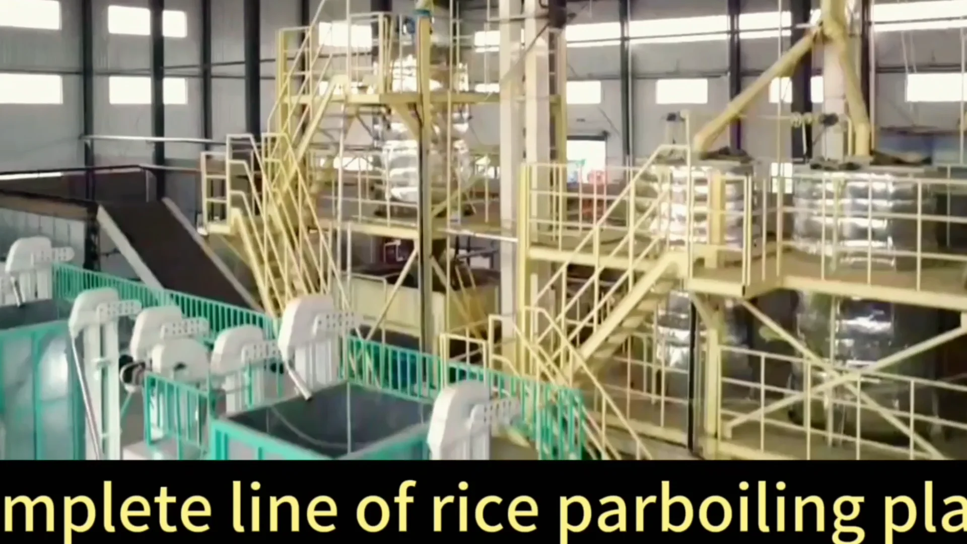 Extruded Rice Machine 30tpd Parboiled Rice Mill Plant Process Grain ...