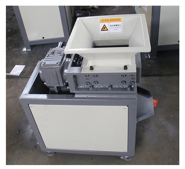 Rubber Plastic Metal Shredder Small Plastic Shredder Machine Double Shaft Industrial Plastic ...