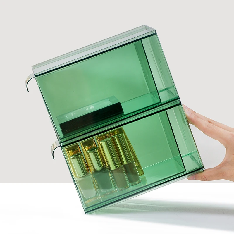Stackable Transparent Acrylic Drawer - Sustainable Storage