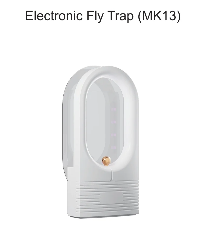 Flying Insect Trap with LED UVA Light 395 nm Sticky Board Indoor Home ...