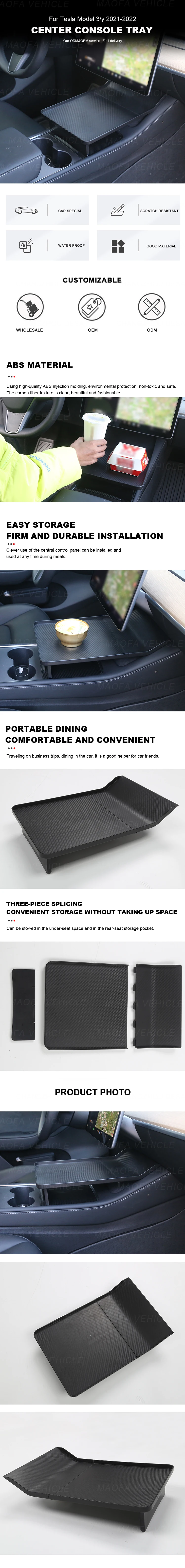 2021 2022 2023 Car Interior Accessories Abs Material Center Console ...