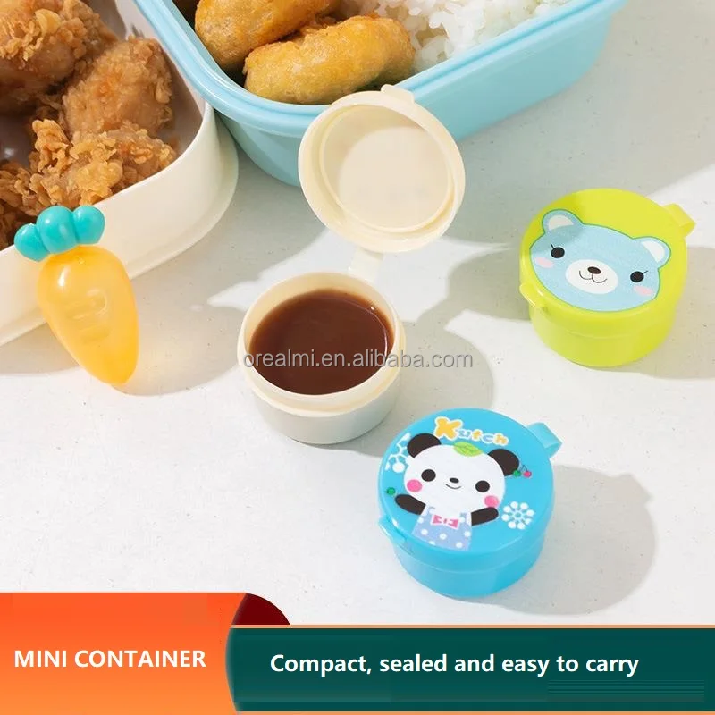Cute School Supplies BBQ Mini Food Container Lonchera