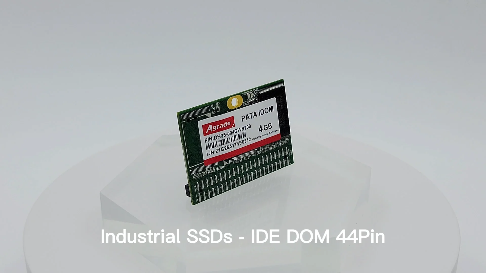 Industrial Grade Rectangular Interface Slc Ide Dom 44 Pin Capacity 128mb~16gb 44pin Ide Dom ...