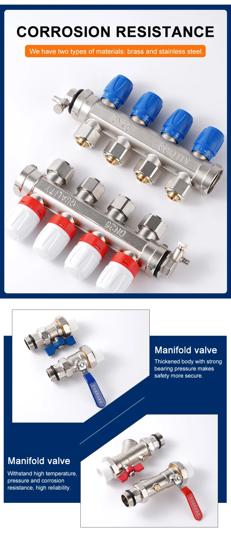 2 Way Valve Brass Hose Manifold - Buy Manifold,Stainless Steel Manifold ...