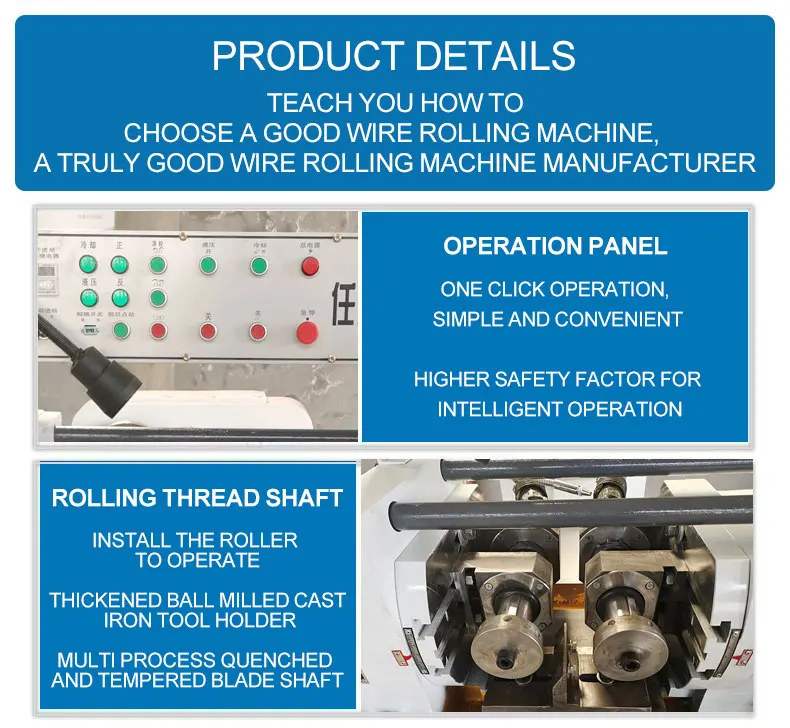 Automatic Hydraulic Thread Rolling Machine For Anchor Bolts Rebar Thread Rolling - Buy Wide ...