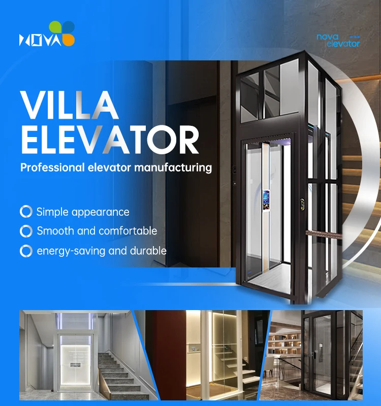 Cheap 200kg Traction Home Elevator Lift Price Stainless Steel 304 3 ...
