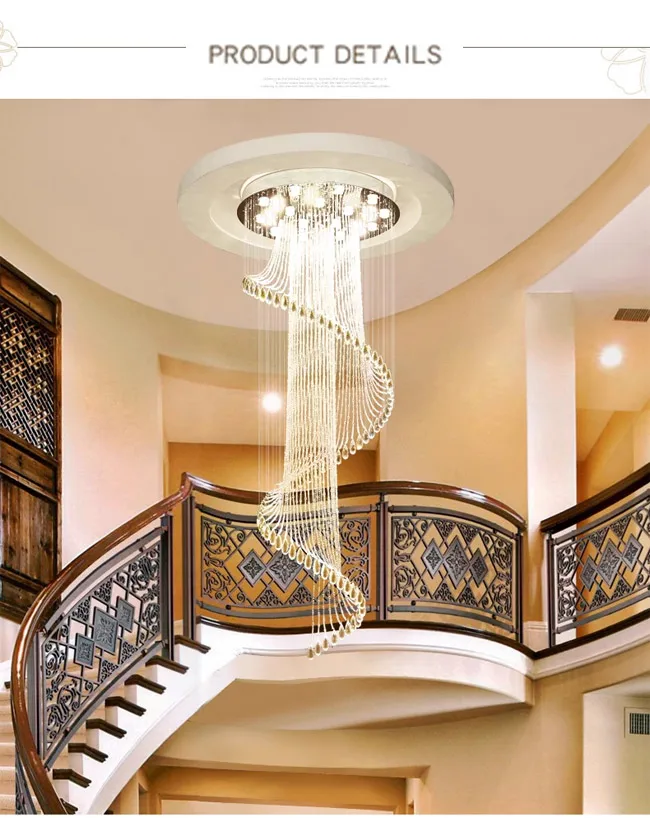 Luxury Long Chandeliers - LED Lighting for Homes & Villas