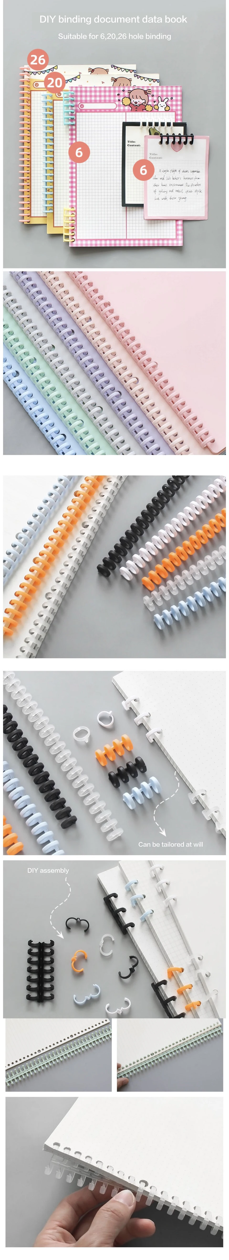 Plastic Spiral for Notebook Spiral Binding Coil Coil Spring Binding A4 ...