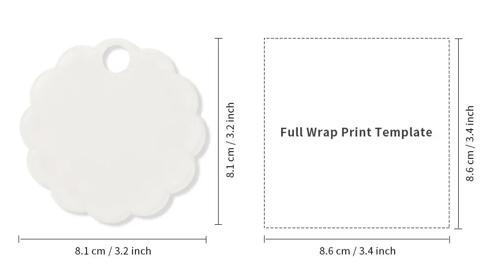 Personalized Name Tags by PYD Life - Custom Acrylic Blanks