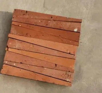 Red Brick Slice Brick Core - Durable Indoor Decor Solutions