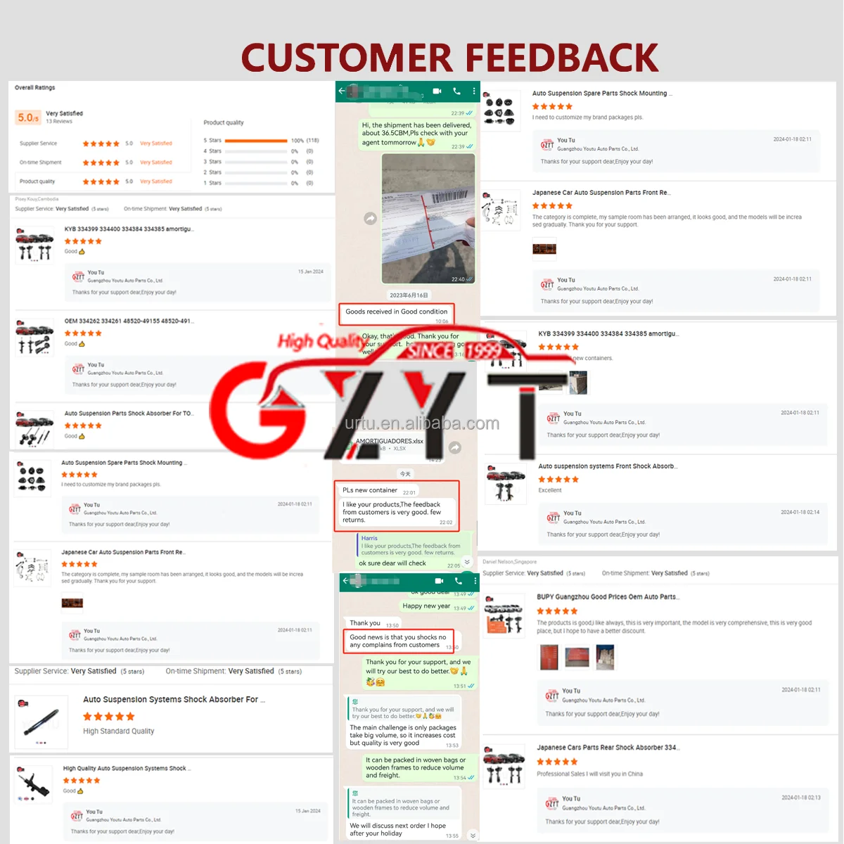 Auto Parts Shock Absorbers for HYUNDAI I10 OEM 54650-0X100 54660-0X100 ...