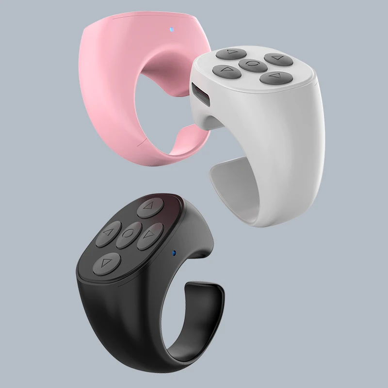 Portable Bluetooth Remote Controller Ring Mobile Phone Selfie Timer ...