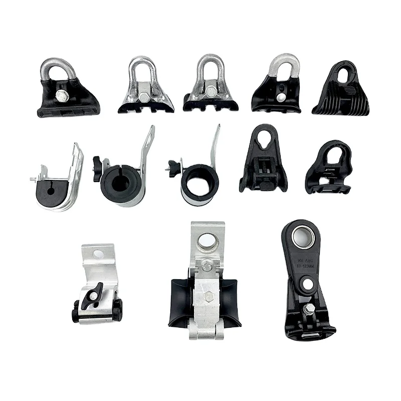 Overhead Line Fiber Optic Cable Suspension Clamp - Secure Pole ...