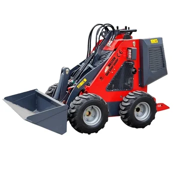 Small Wheeled Skid Steer Loader Four-wheel Drive Narrow Field Operation ...
