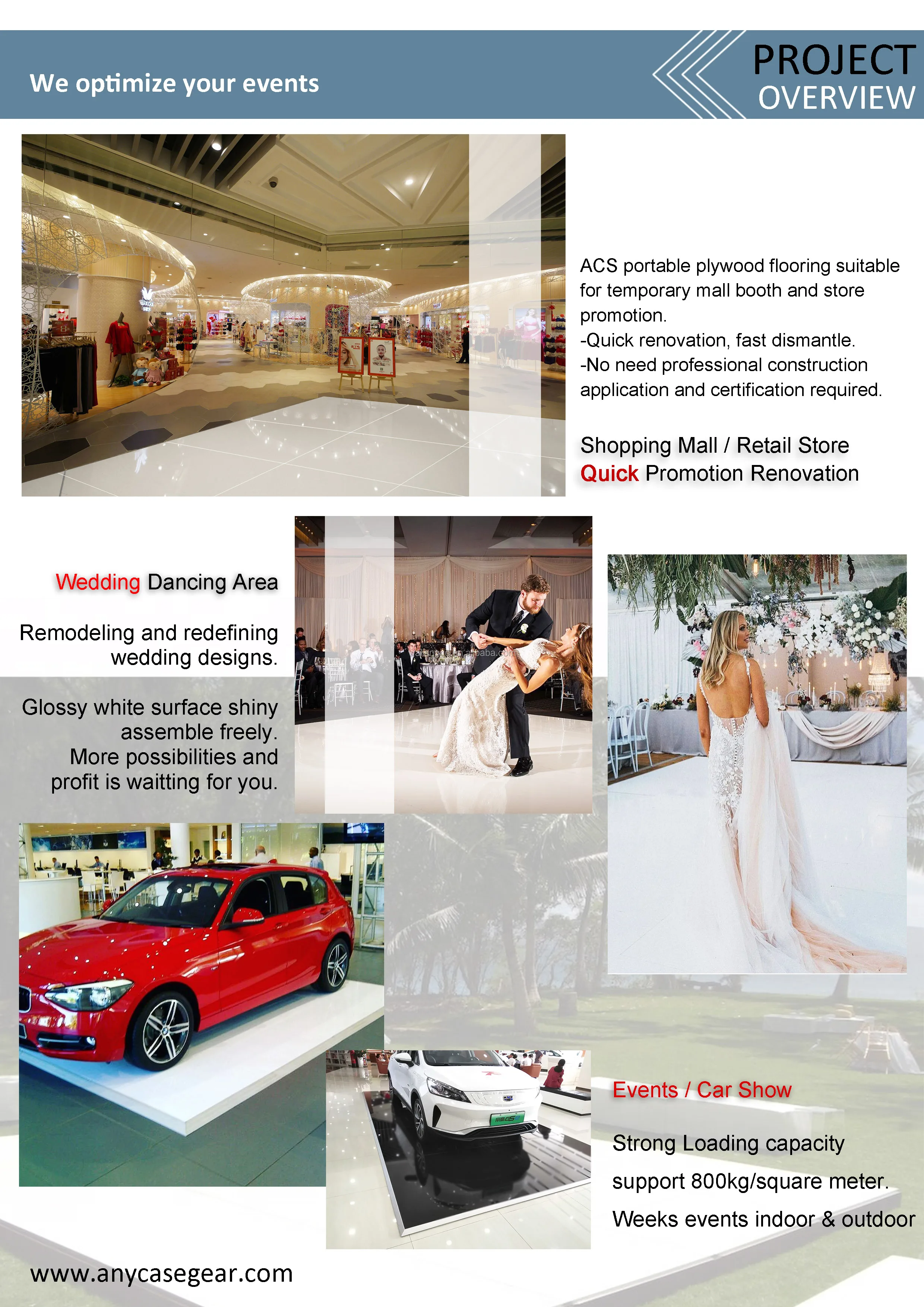 TM 3x3' SICO Snap Lock Outdoor Waterproof PVC Teak Wood Portable Cam ...