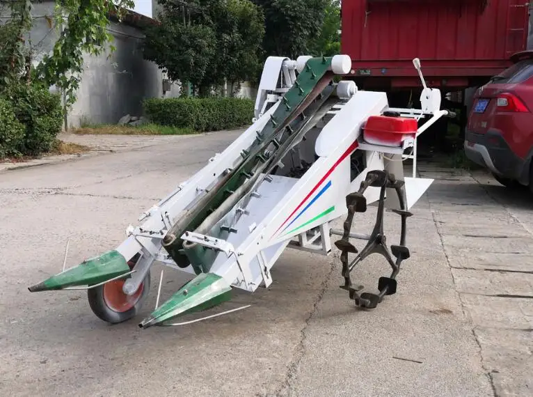 New Semi-automatic Soybean Harvester Self-propelled Small Bean ...