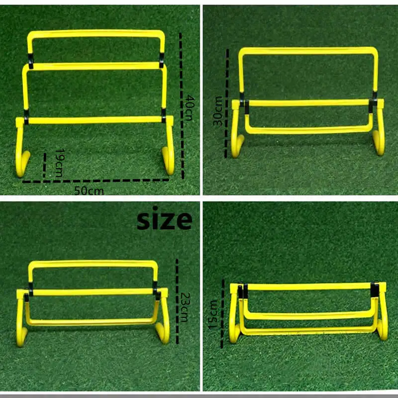 Wholesale Outdoor Fitness Sports Soccer Pe Football Equipment Adjustable Height Training Speed ...