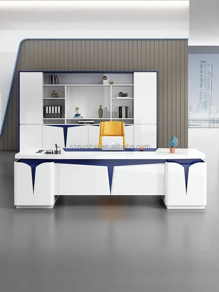 Modern Executive Office Desk - CEO Table for Commercial