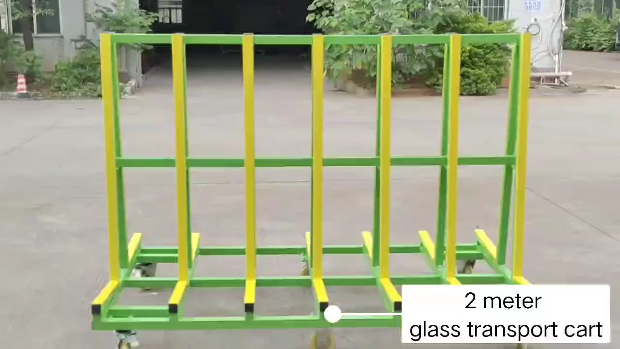 Customized 78 Inches A Frame Glass Transport Cart Rack For Glass Board ...