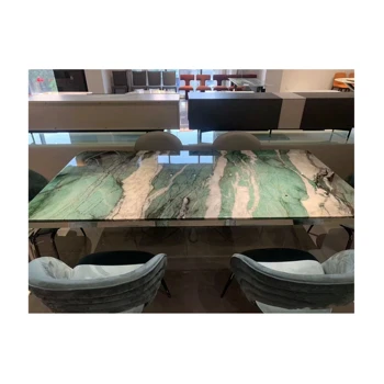 Luxury Brazil Green Quartzite Slab Wall Backlit Light Quartzite Island ...