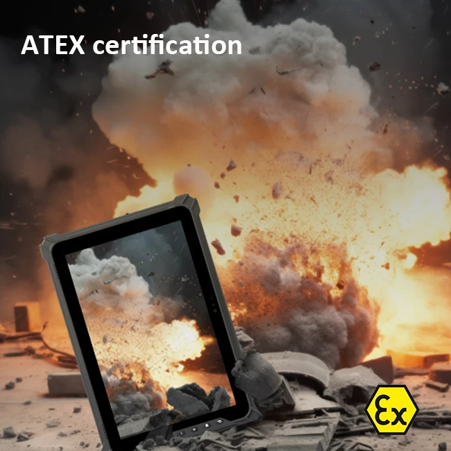 Industrial Tablet 10 Inch Atex Zone2 Ip65 Waterproof Ruggedized Tablet ...
