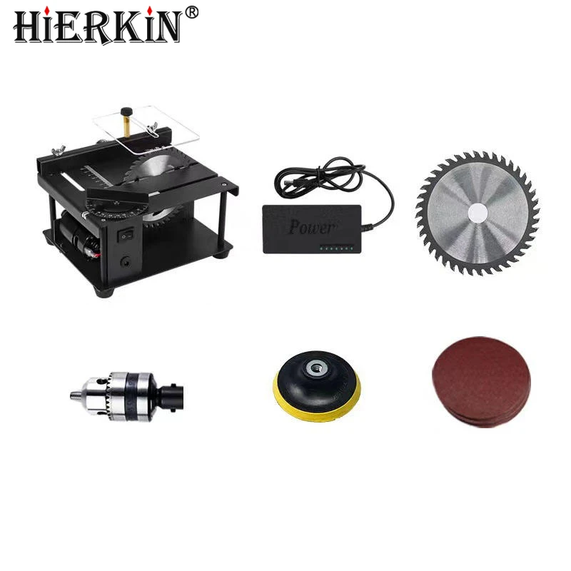 Mini Wood Cutting Machine - Bench Saw for DIY & Industry