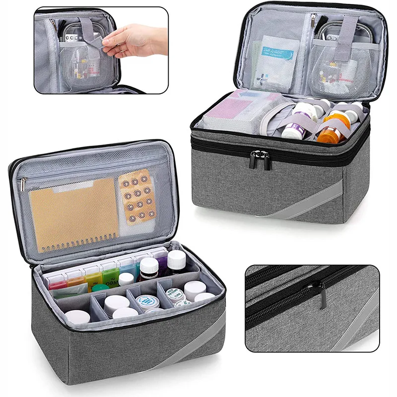 Small Medical Bag Medicine Travel Storage Bag For Emergency Medical ...