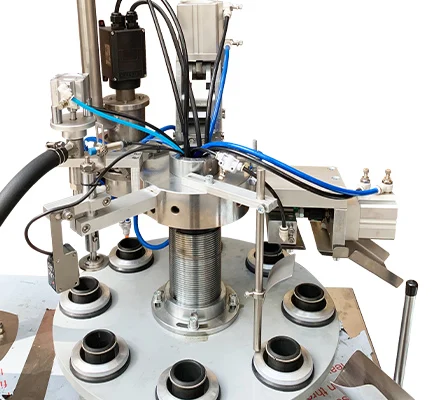 Automatic Plastic Tube Filling Closing Machine Hot Air Sealing Cold Air ...