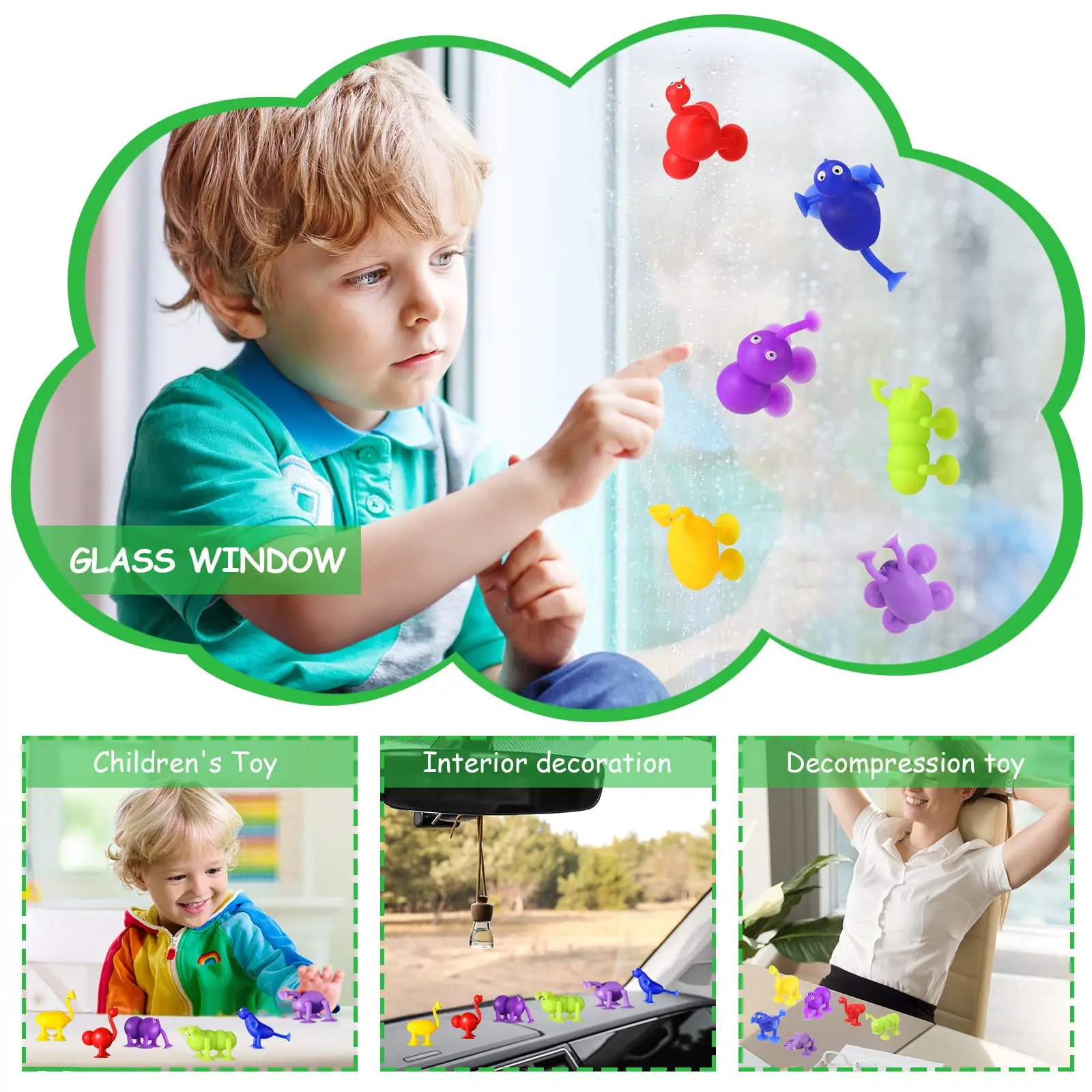 2023 Diy Suction Construction Toys Decompression Relieve Stress Toy ...