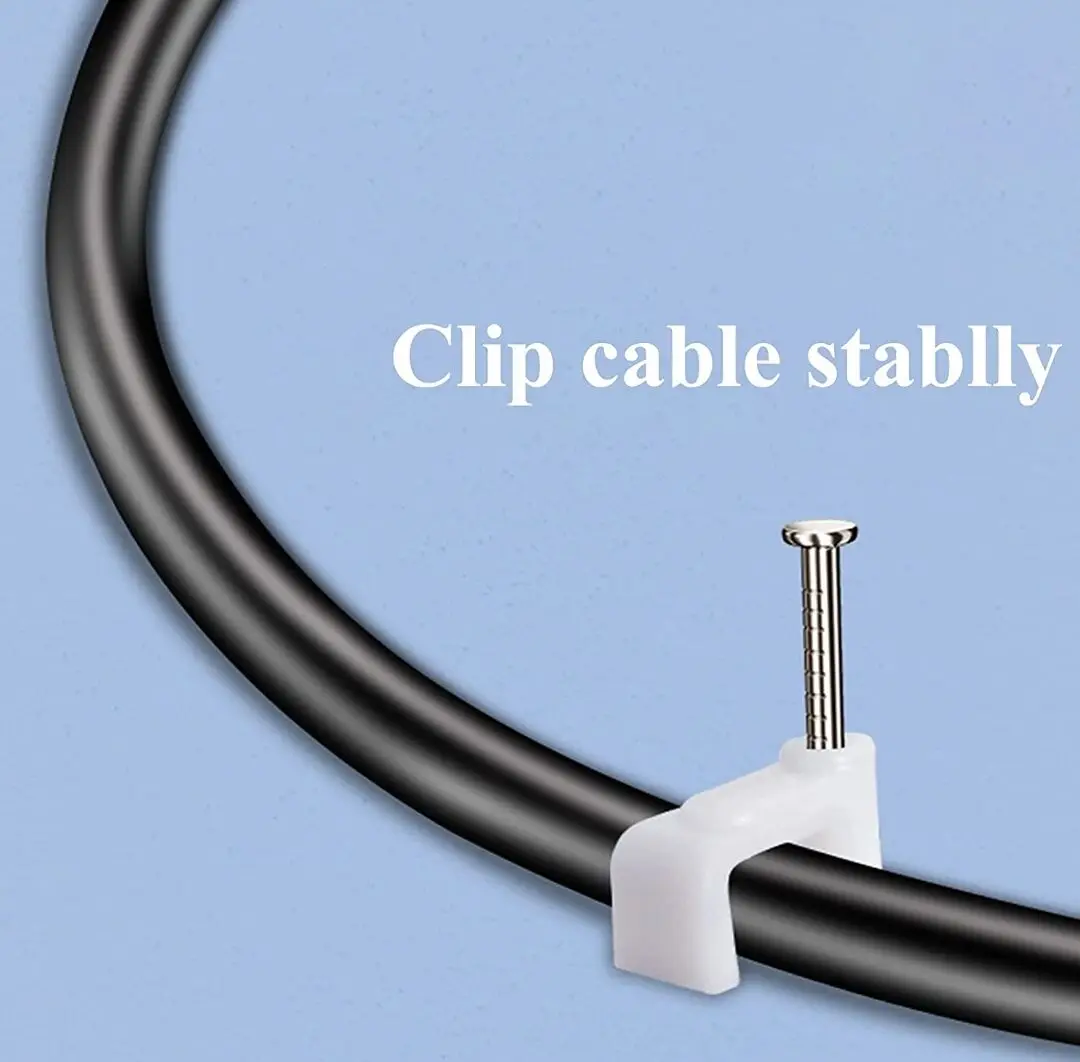 Most Popular 4mm 5mm 6mm Square Cable Clips/ Flat Cable Clips - Buy ...
