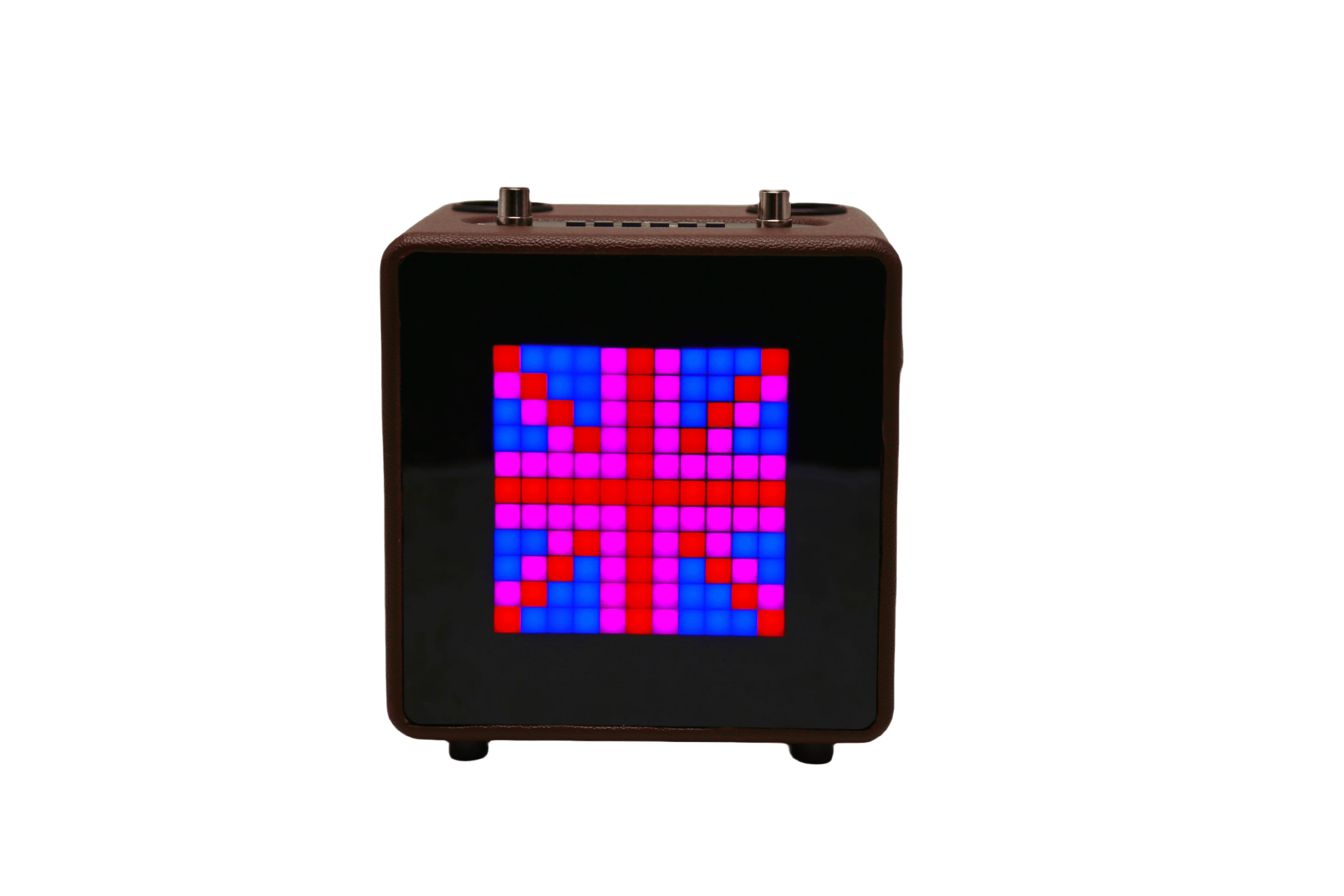 Pixel Art Bluetooth Speaker - KBQ-2406 Portable Karaoke